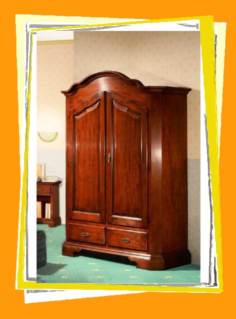 Rustic Furniture ∇⊕ - Entrance halls - Two doors wardrobes